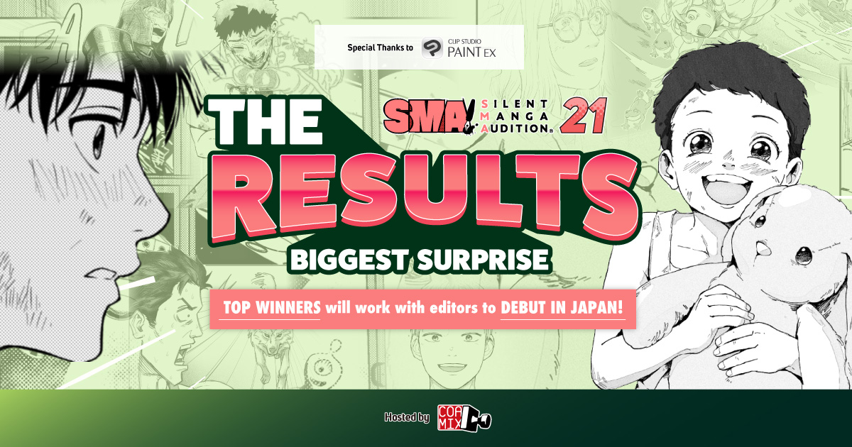 SMA21 – SILENT MANGA AUDITION® 2024 RESULTS ANNOUNCEMENT! – SILENT MANGA AUDITION®